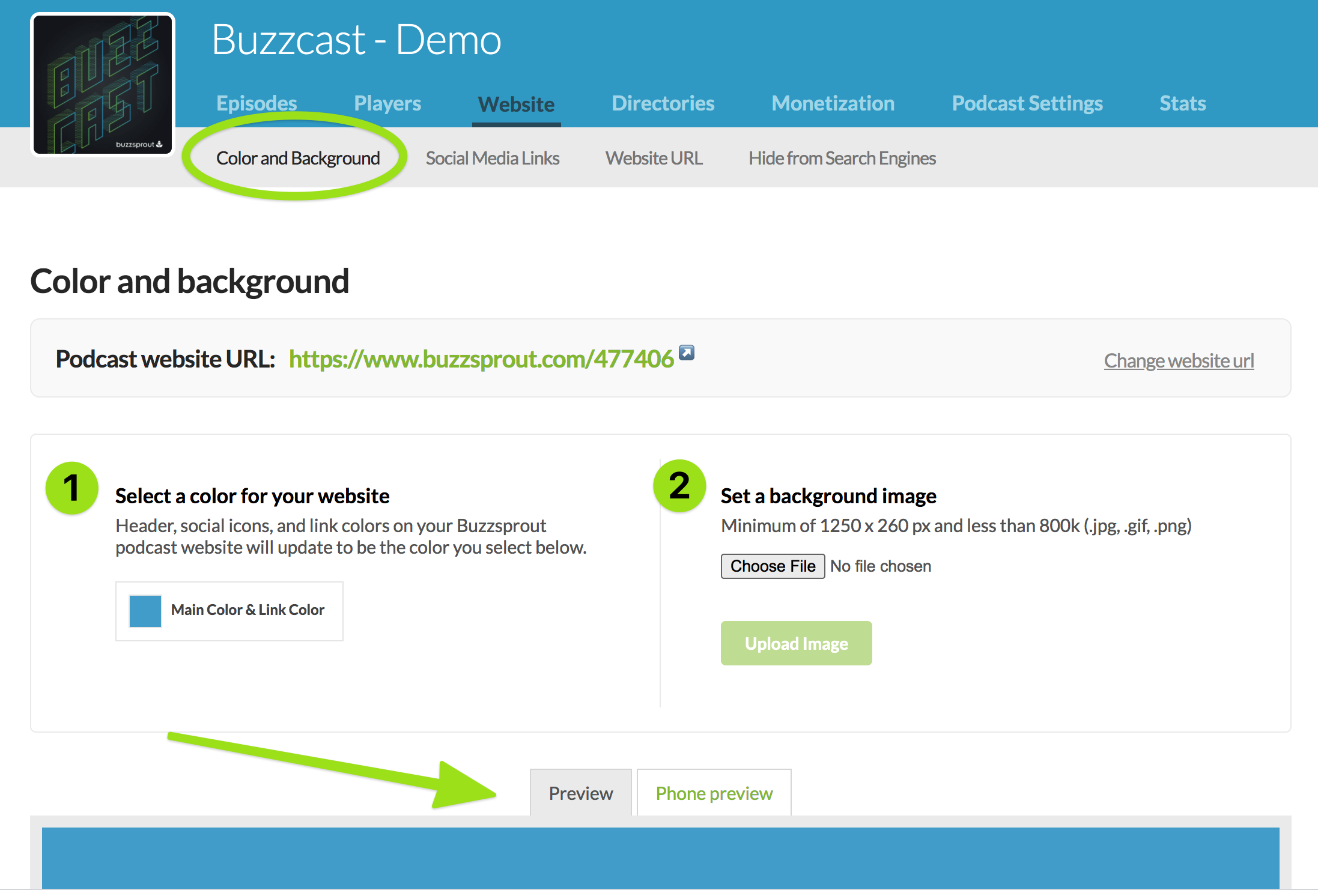 Customize your Buzzsprout Website - Buzzsprout Help